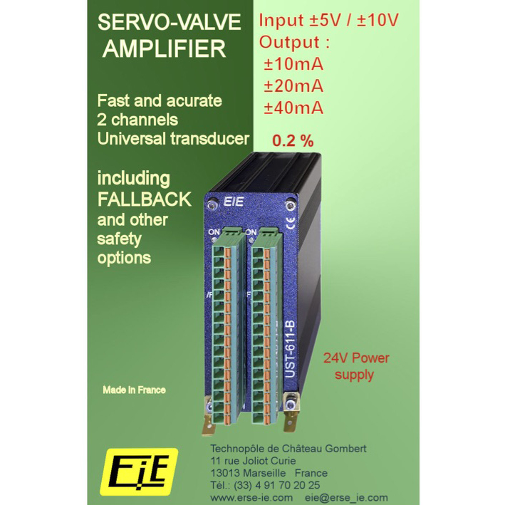 Fast & Accurate Servo-Valve Amplifier