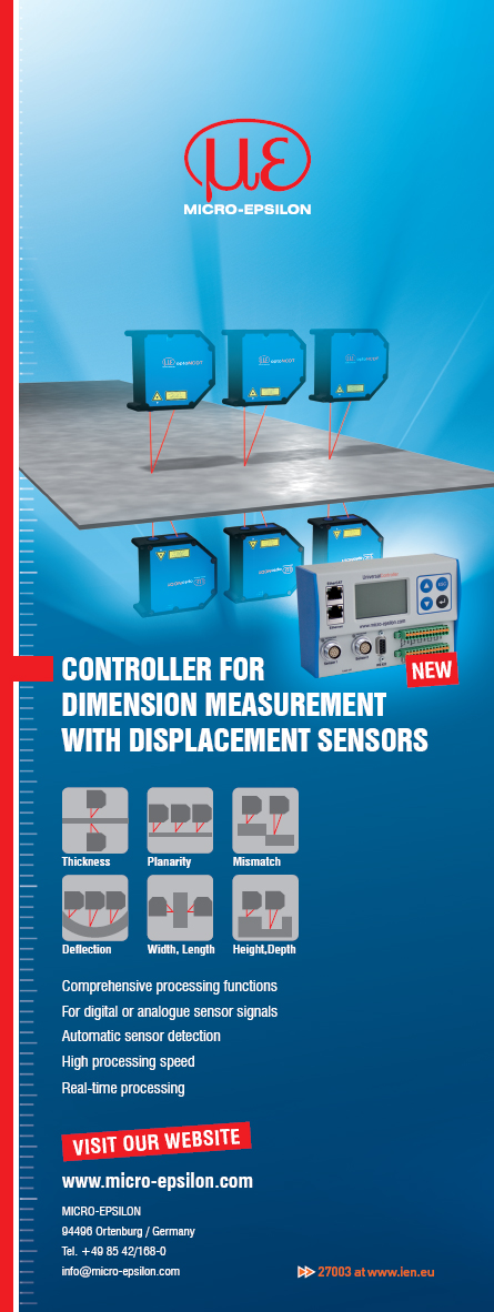 Controller for dimension measurement