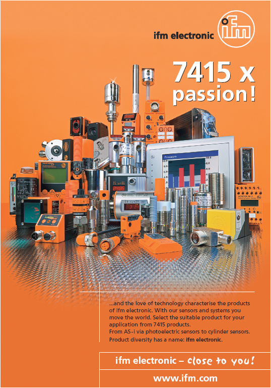 Sensors and systems from ifm