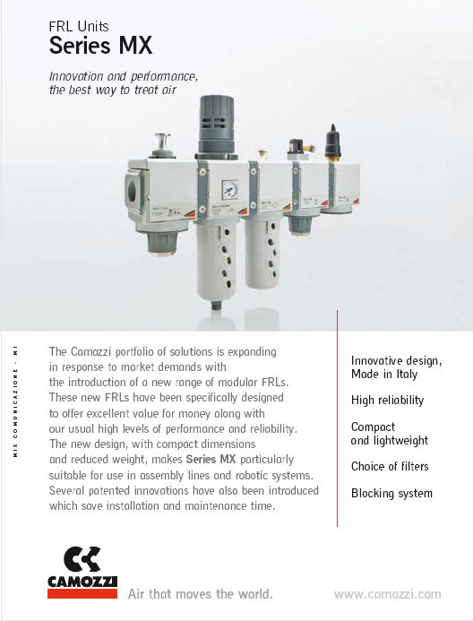 Modular FRL Units, Series MX