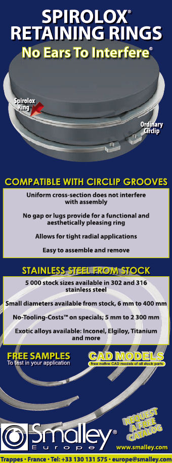 Spirolox retaining rings