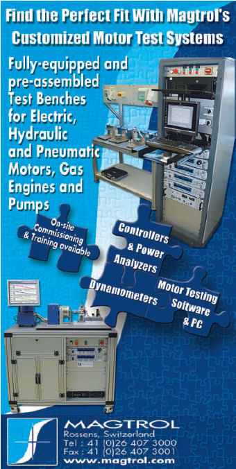 Customized motor test systems