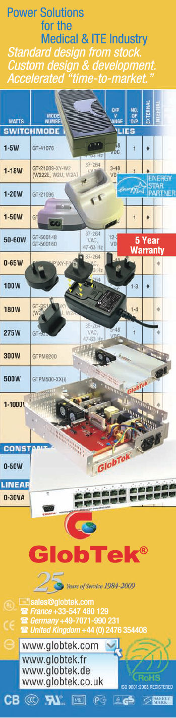 Power solutions for the medical and ITE industry