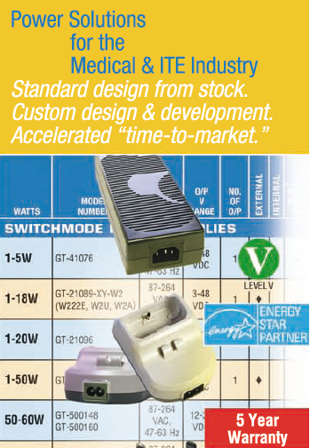 Power solutions for the medical & ITE industry
