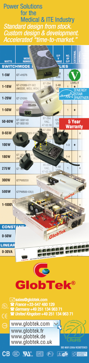 Power solutions for the medical and ITE industry