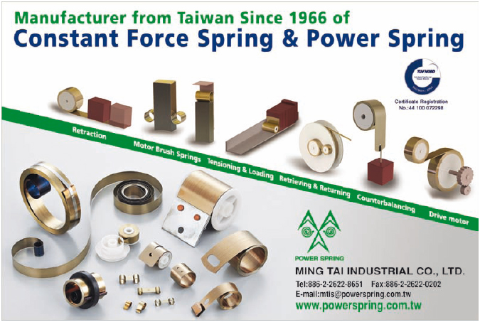 Constant force spring & power spring