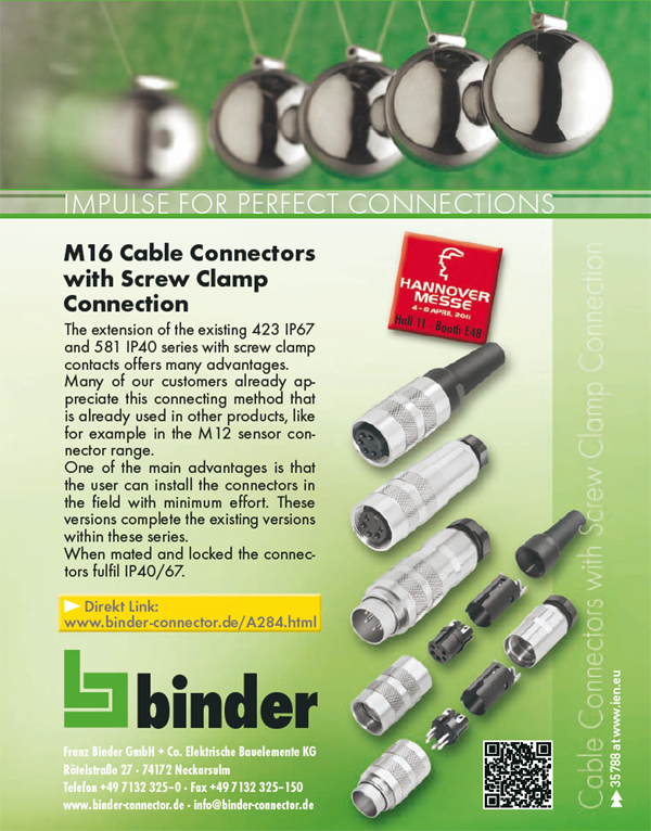 M16 cable connectors