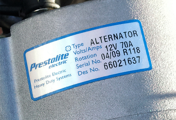Rating Plate Labels