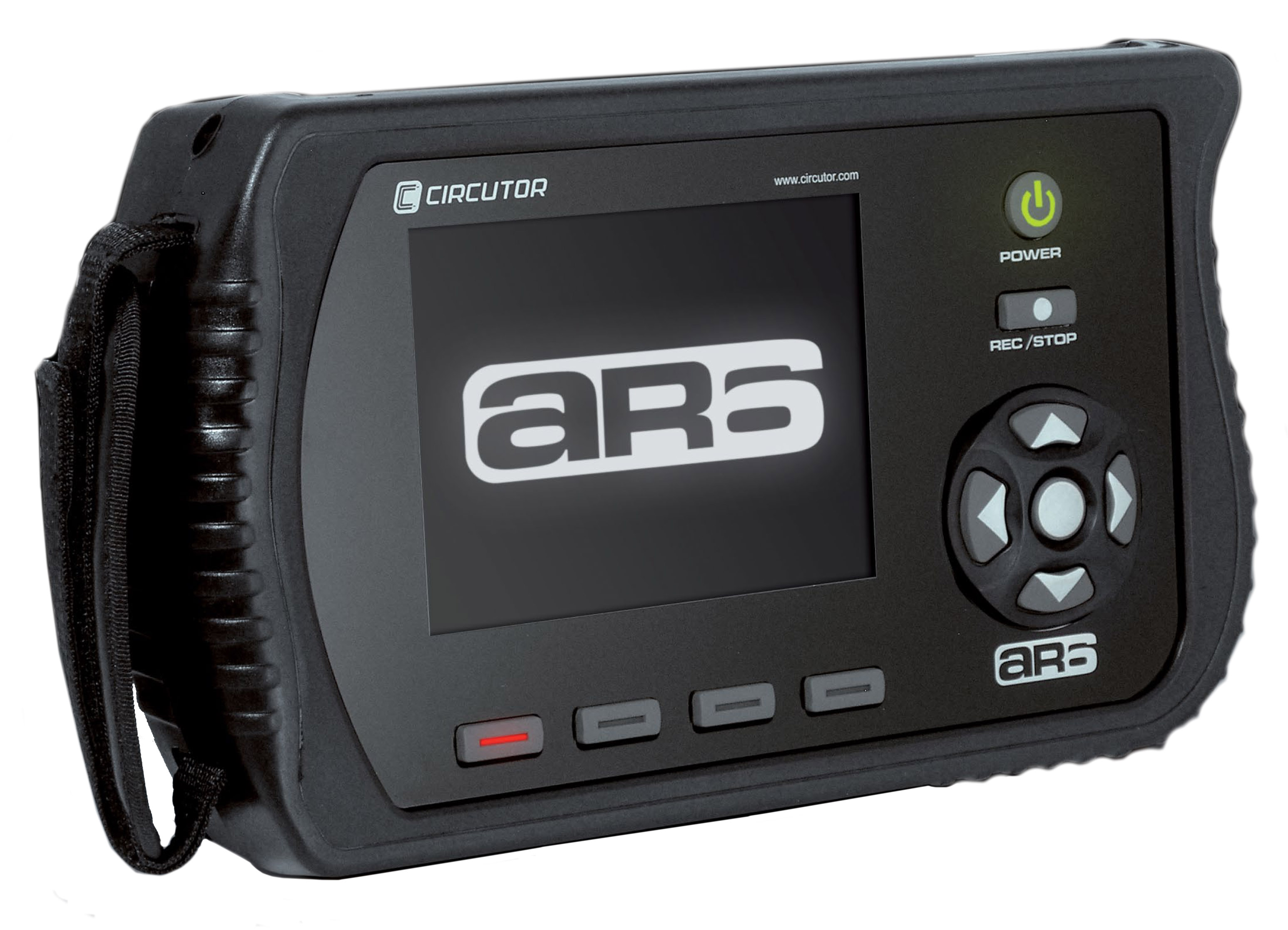Portable power grid and supply quality analyzer