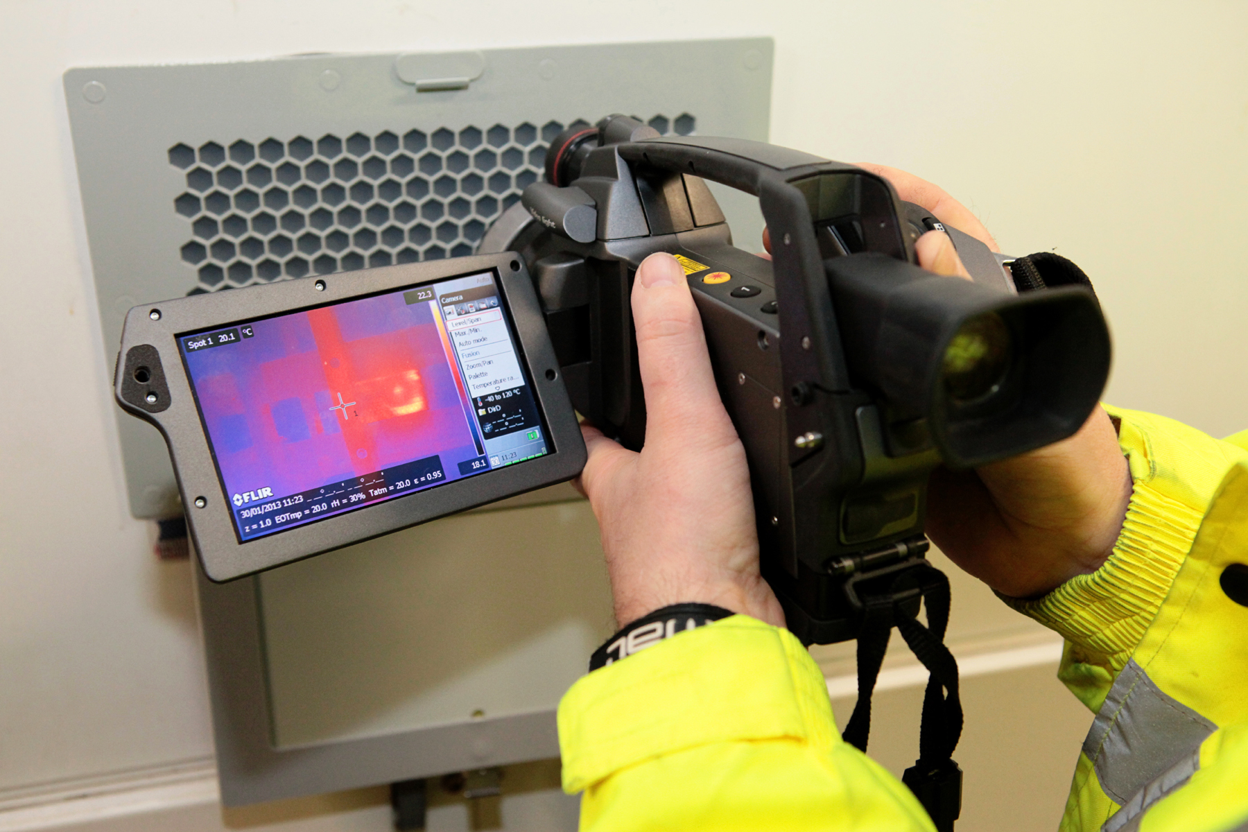 High Speed, Low Voltage Inspection at London Stansted