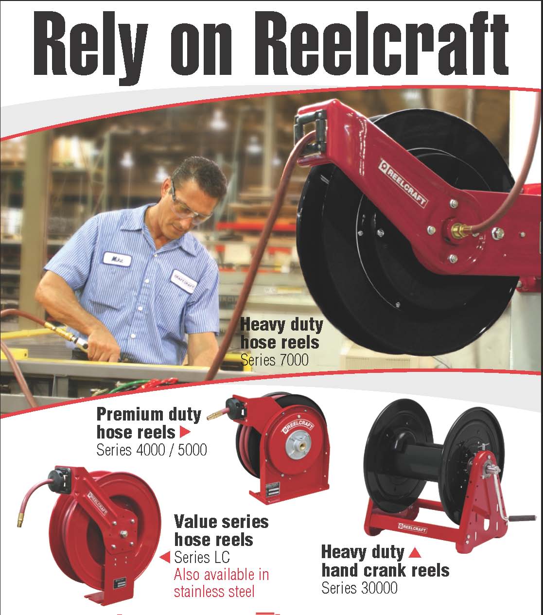Heavy Duty Hand Crank Hose Reel