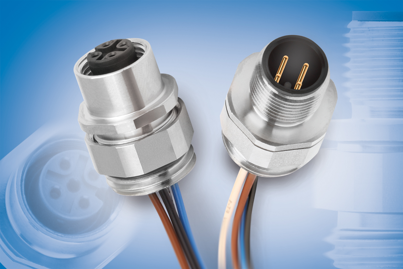 M12 Panel Mount Connectors