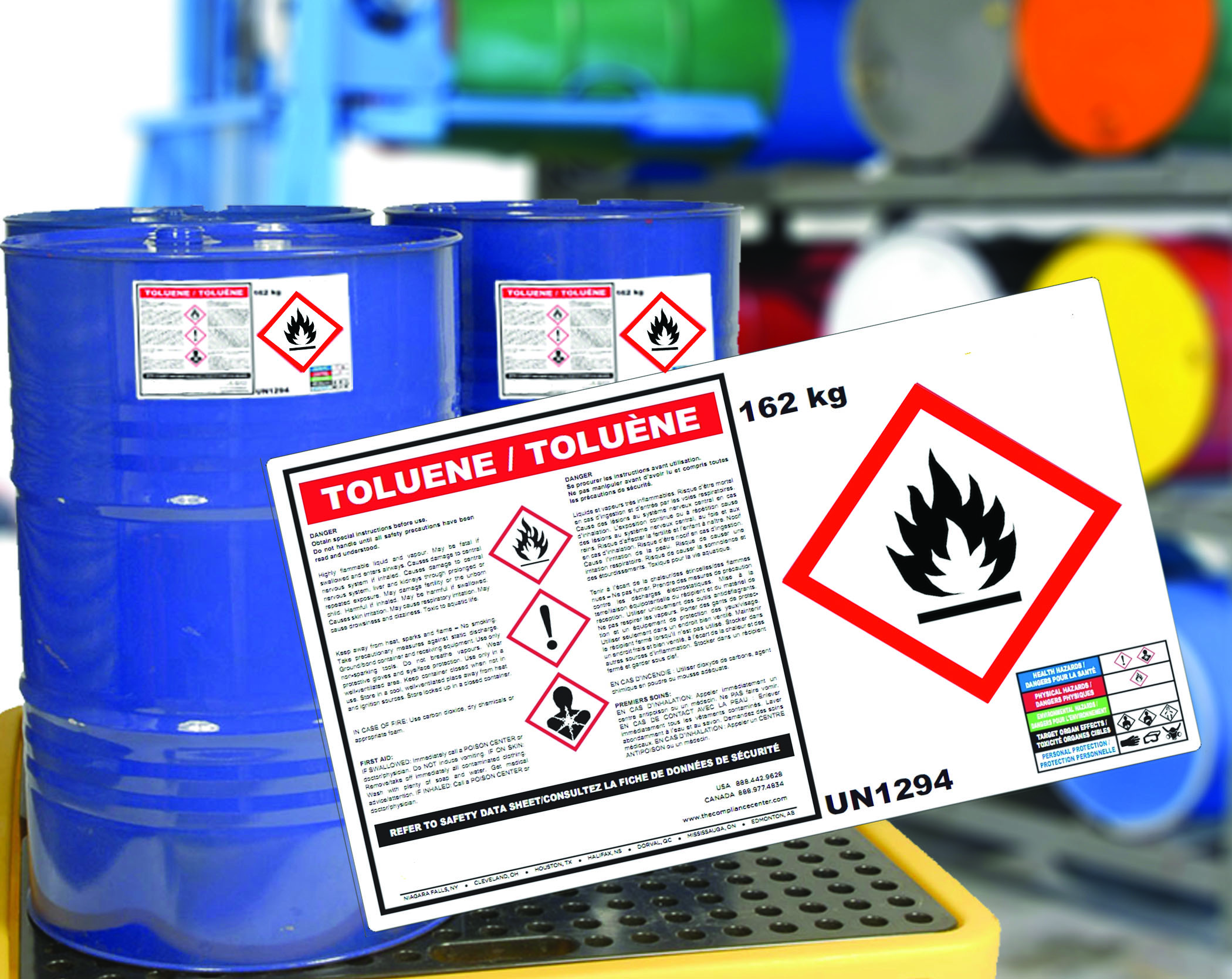 Chemical Container Labels Label Requirements For Hazardous Waste