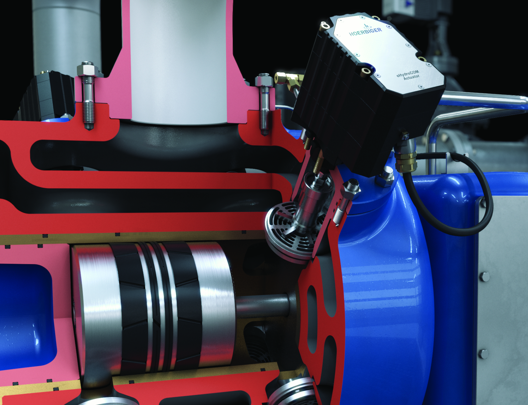 Stepless capacity control for reciprocating compressors