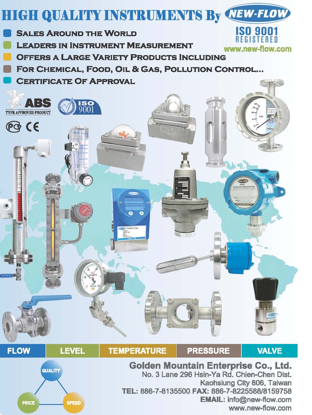 High Quality Flowmeters