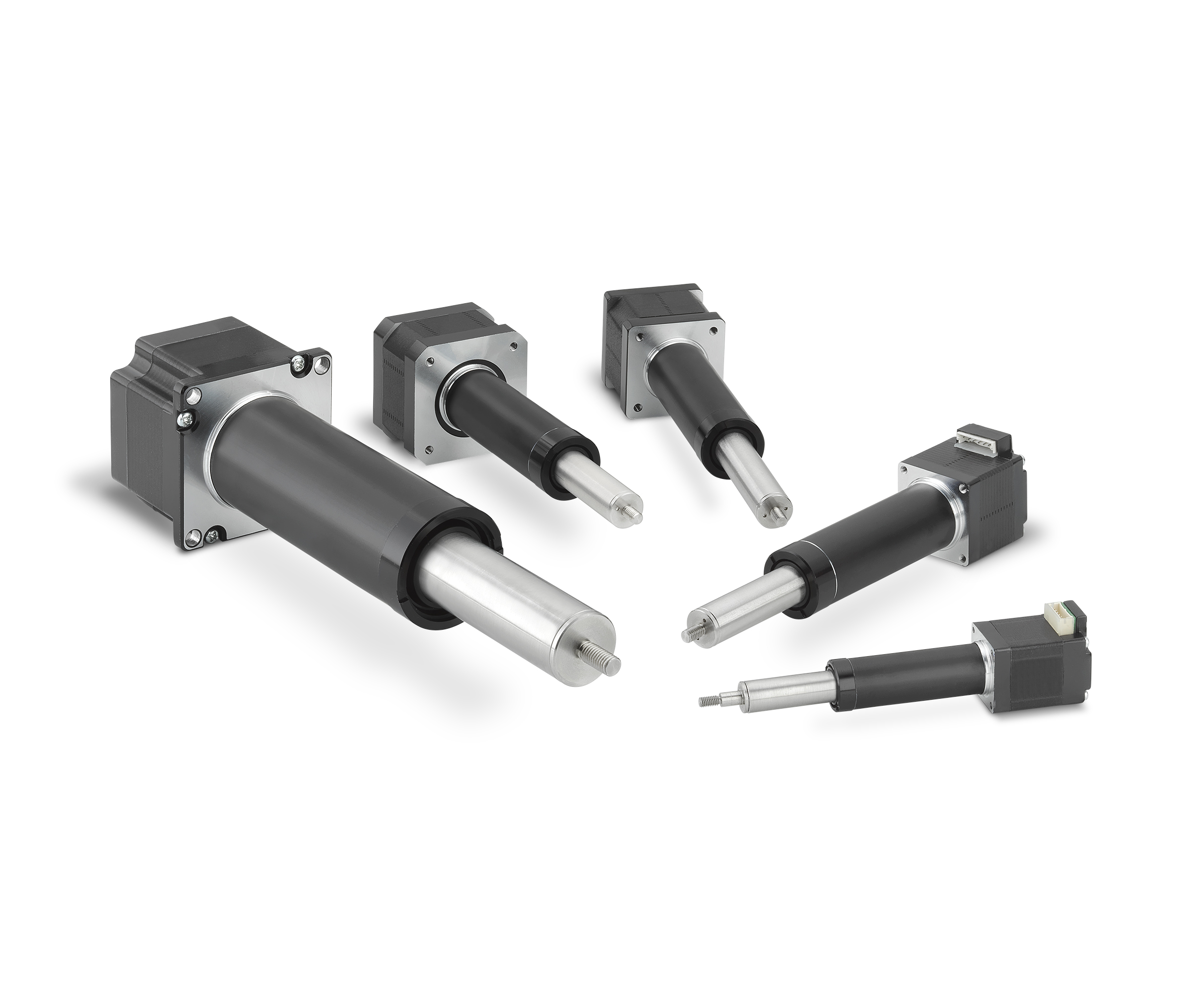 Hybrid stepper motor actuators