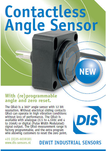 Contactless angle sensor QR40