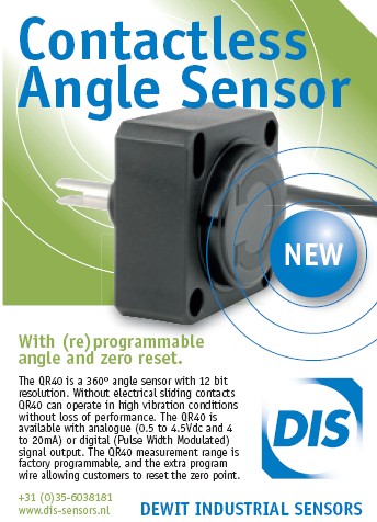 Contactless angle sensor QR40