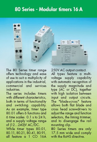 80 series modular timers
