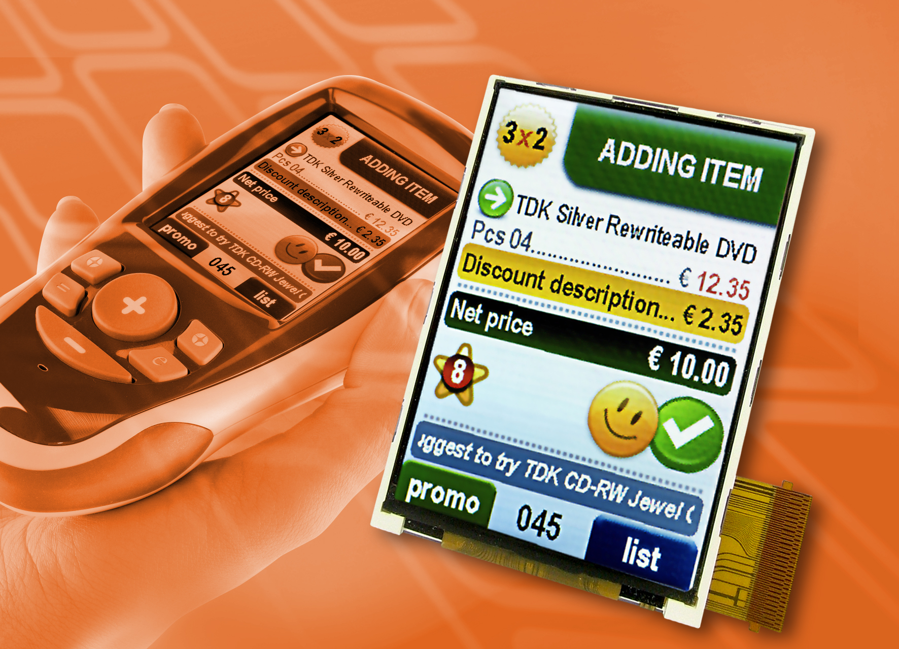 Sunlight Readable TFT display