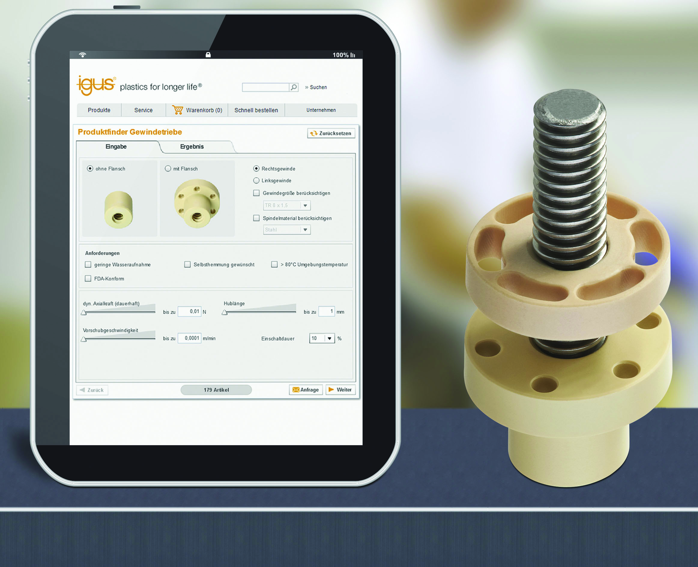 Trapezoidal Thread Disc