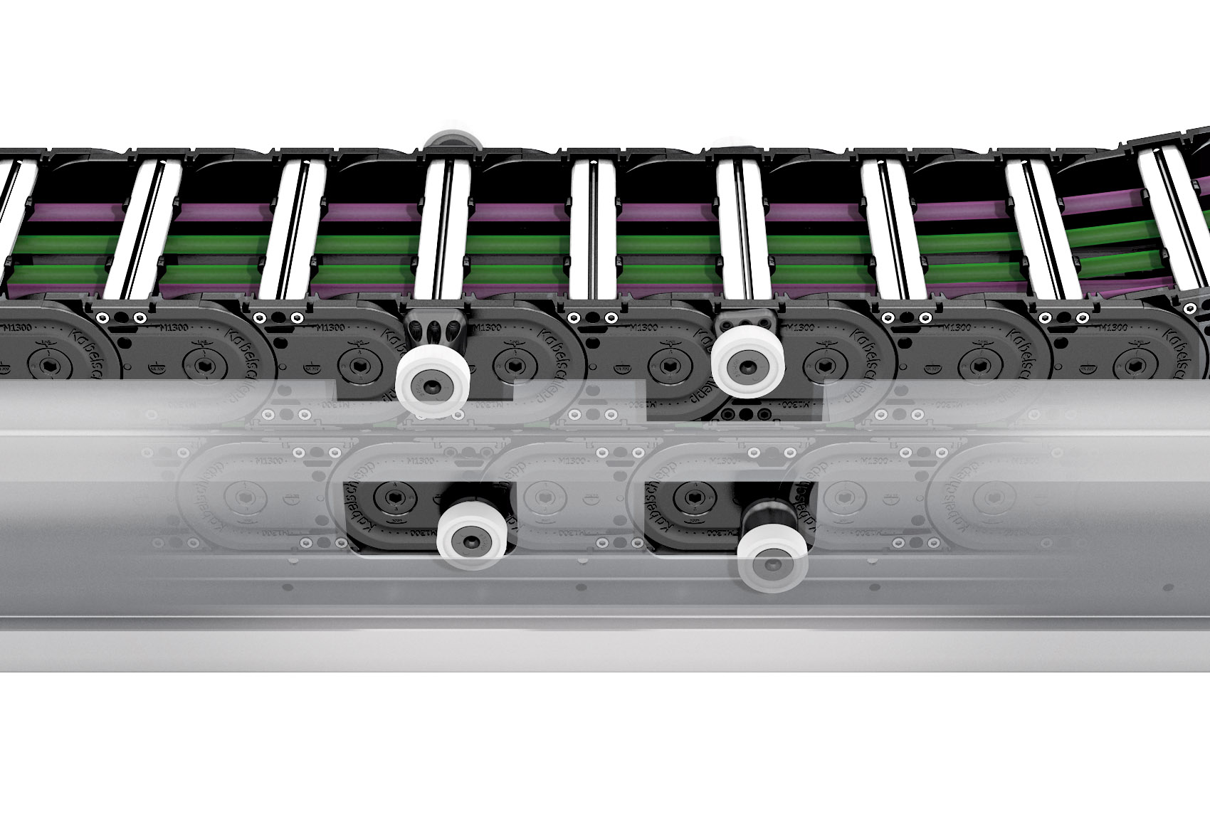 Roller Supported Chain System