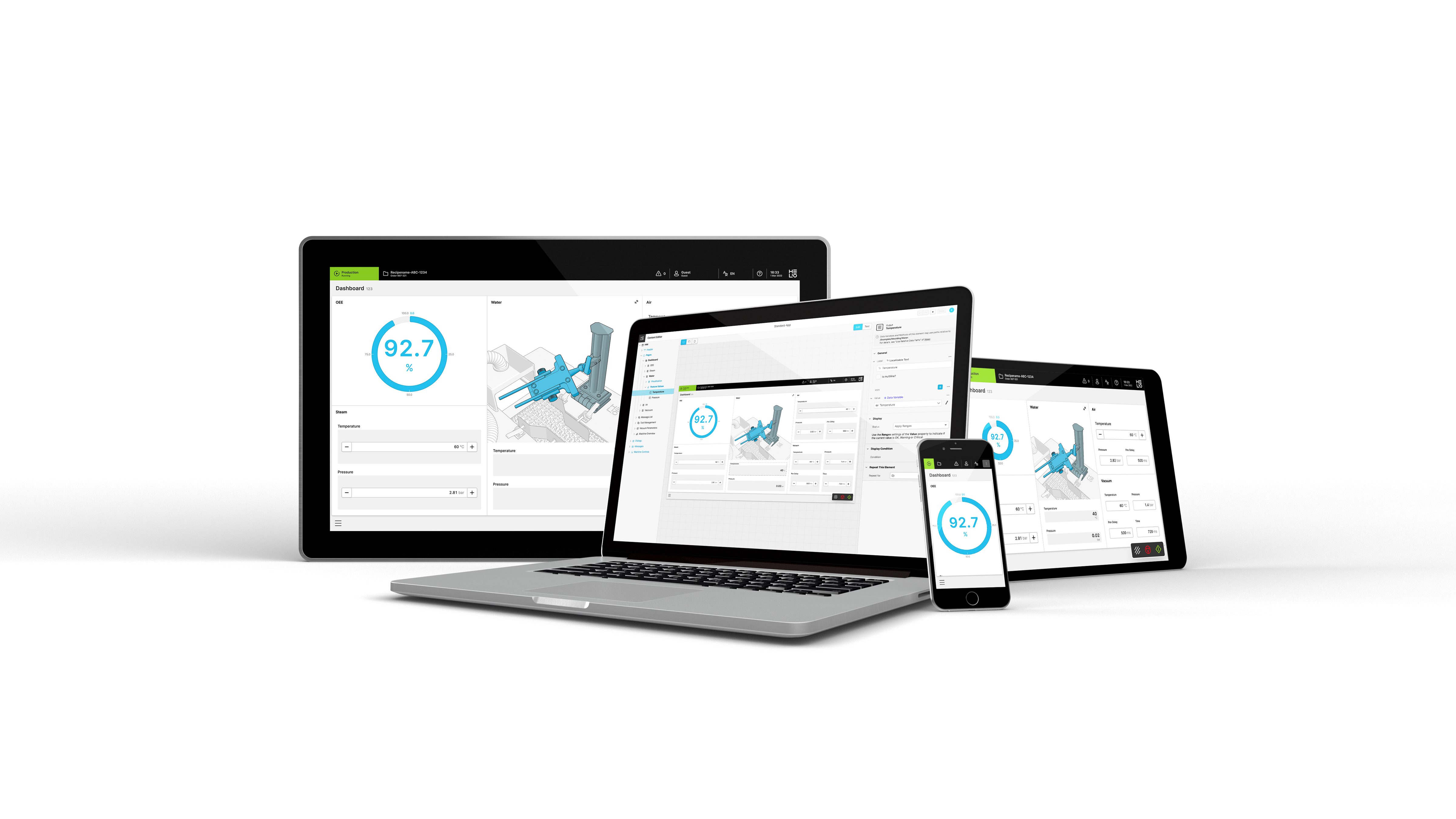 HMI Management System for the Platform-independent Visualisation of ...