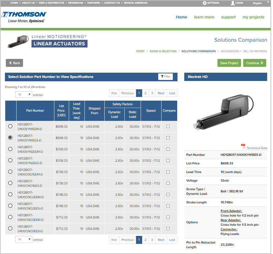 Online Selection Platform