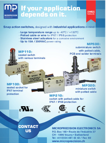 Snap action switches