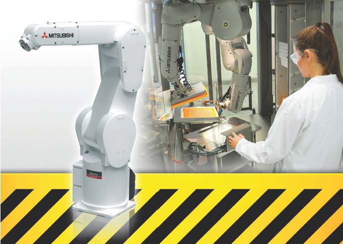 “MELFA SafePlus” Enables Robots and Humans Work Together in Harmony