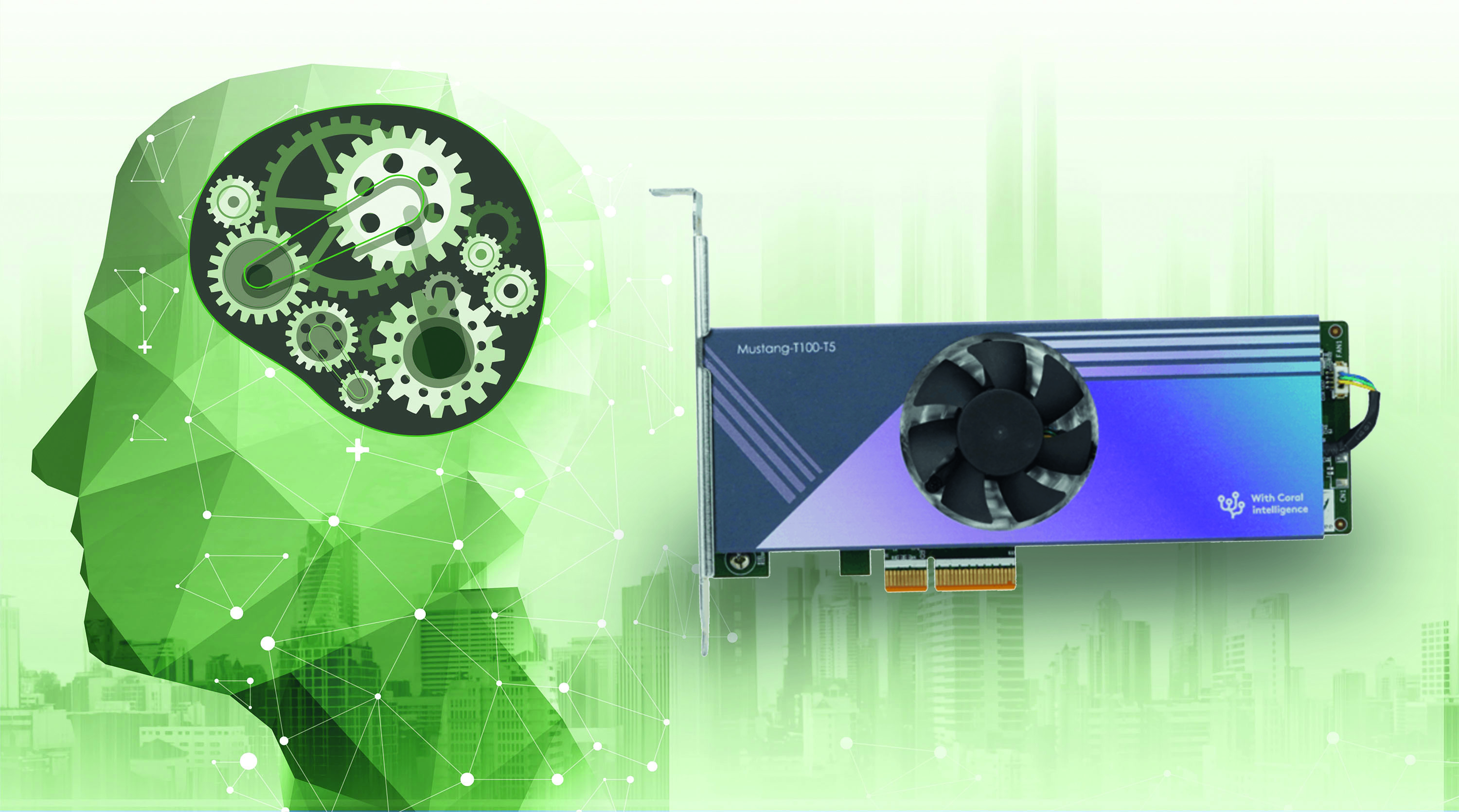 AI plug-in Card with Coral Edge TPUTM for Retrofitting