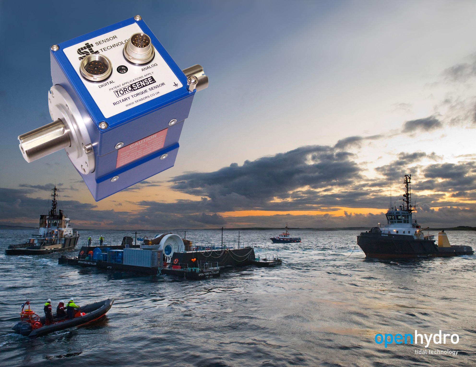 Non-Contact Torque Sensors Aid Tidal Turbine Development