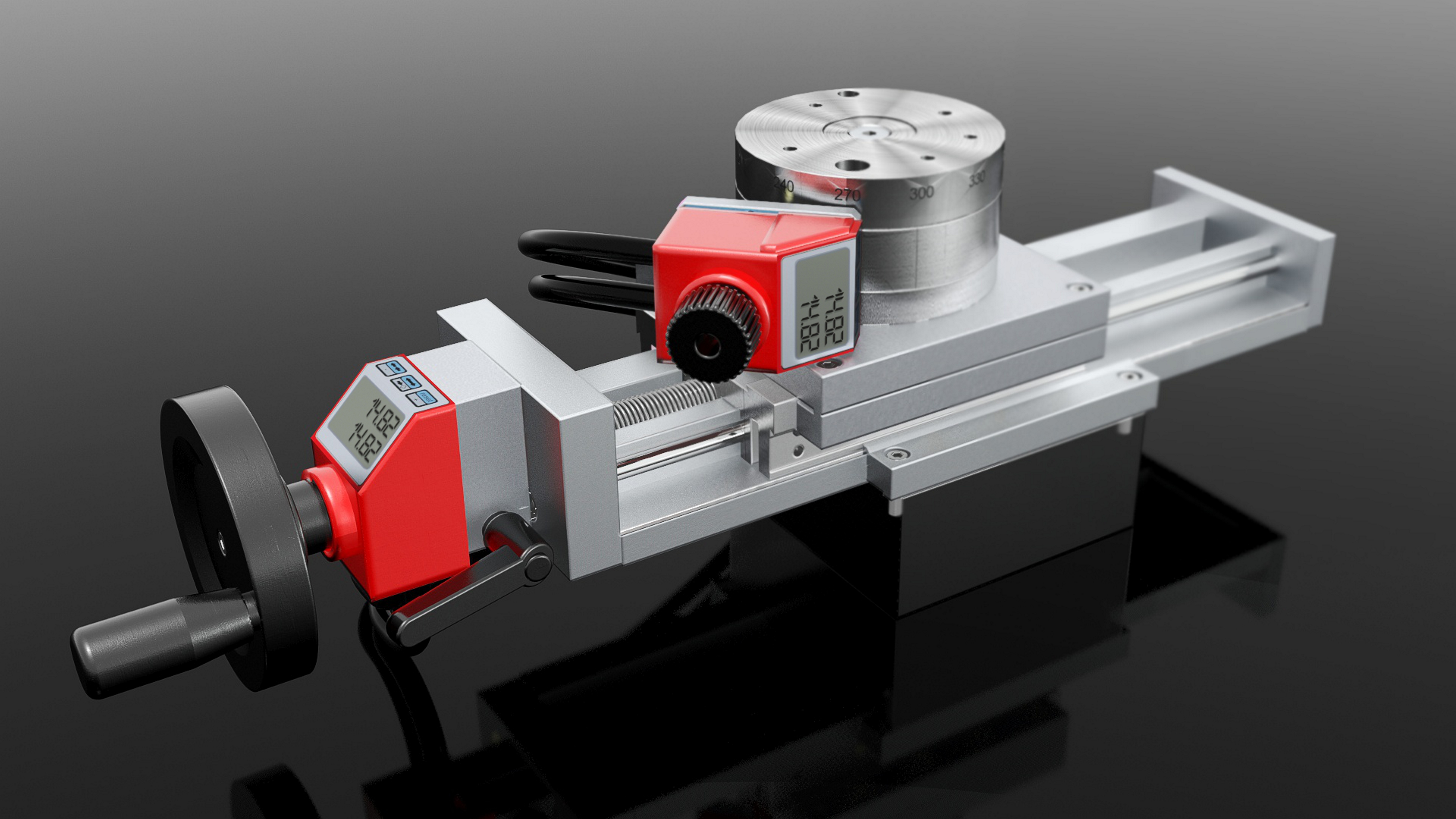 Manual Adjusting Unit with Bus-Interface