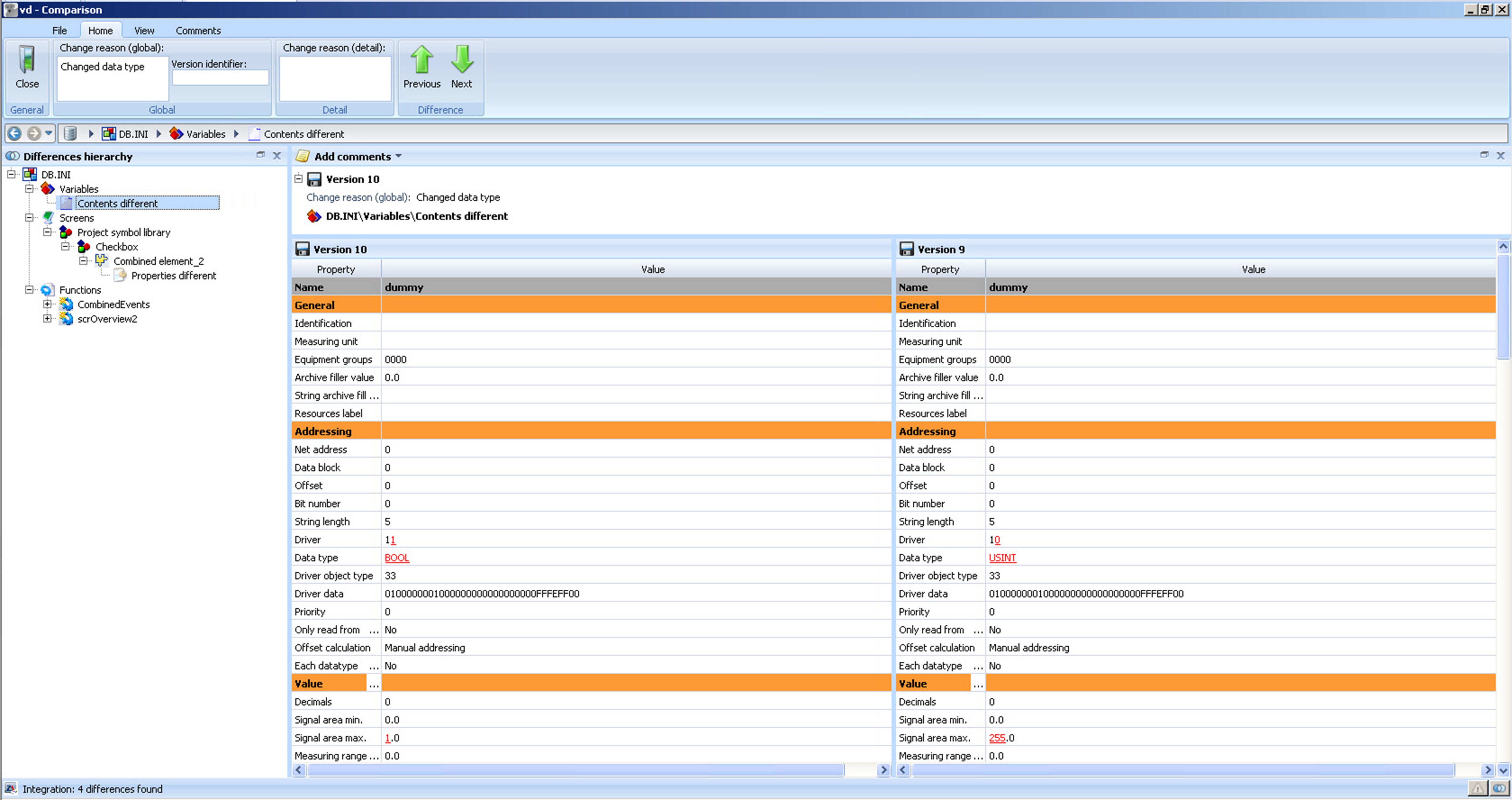 Version Control for the HMI/SCADA Software Zenon