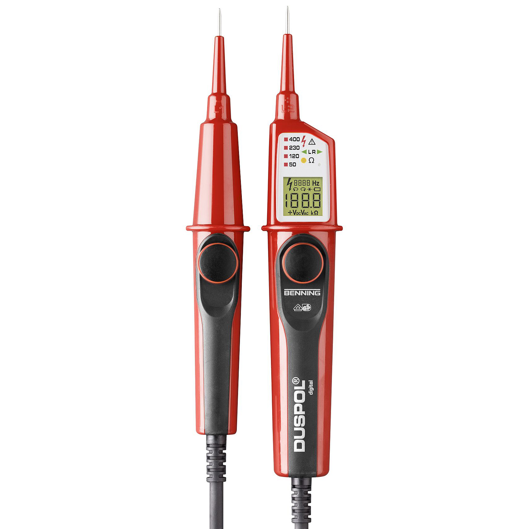 Dual-pole Digital Voltage Testers
