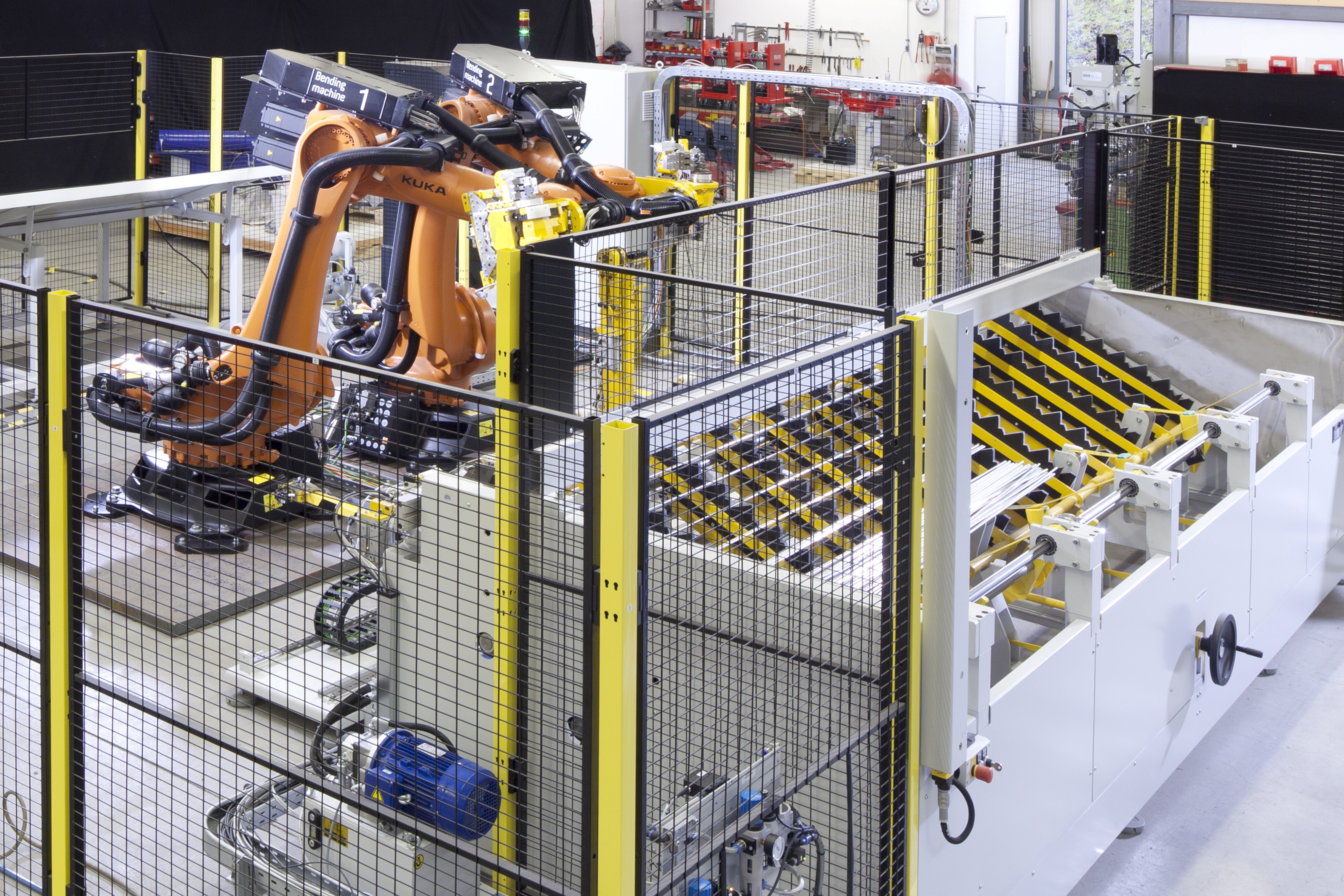 Robot-assisted Tube Bending System