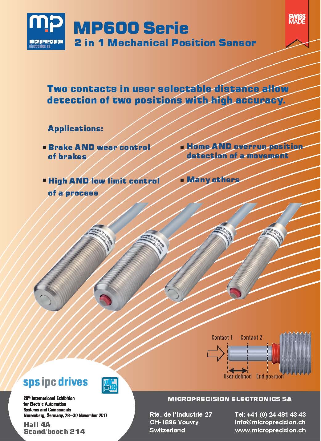 2 in 1 Mechanical Position Sensor