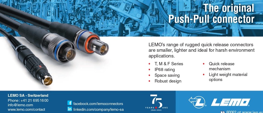 Push-pull Connectors from LEMO