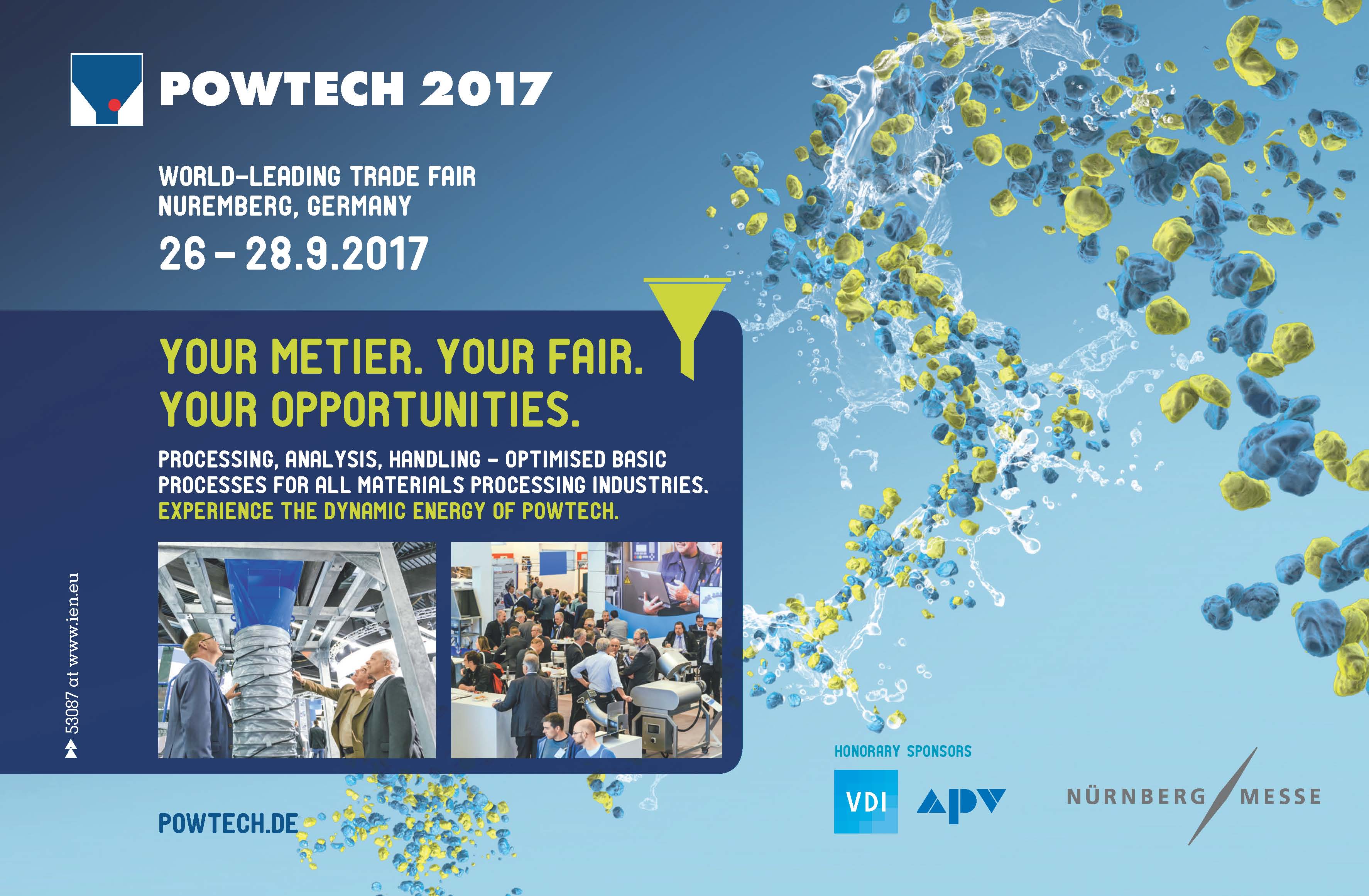 POWTECH - The world leading fair for for powder, granule and bulk ...