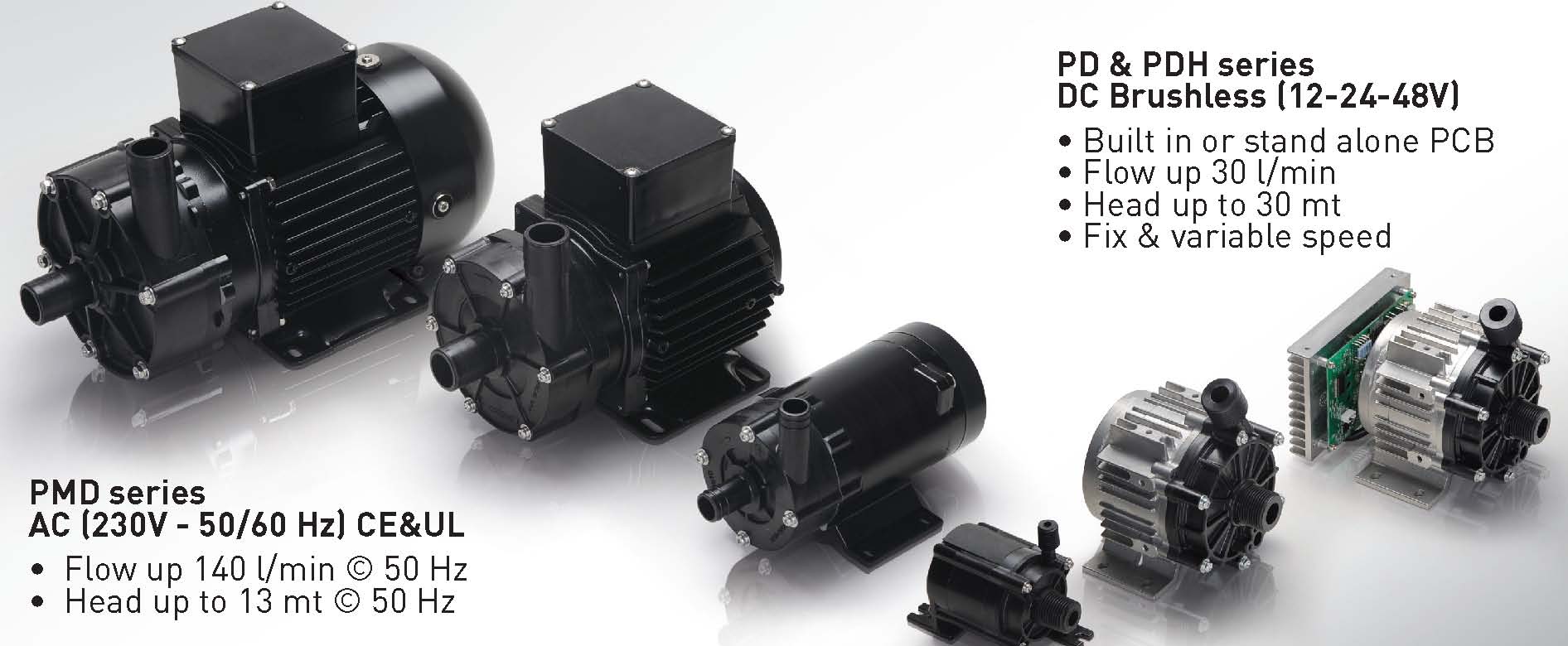 Centrifugal Magnetic Drive Pumps PMD and PD-PDH Series