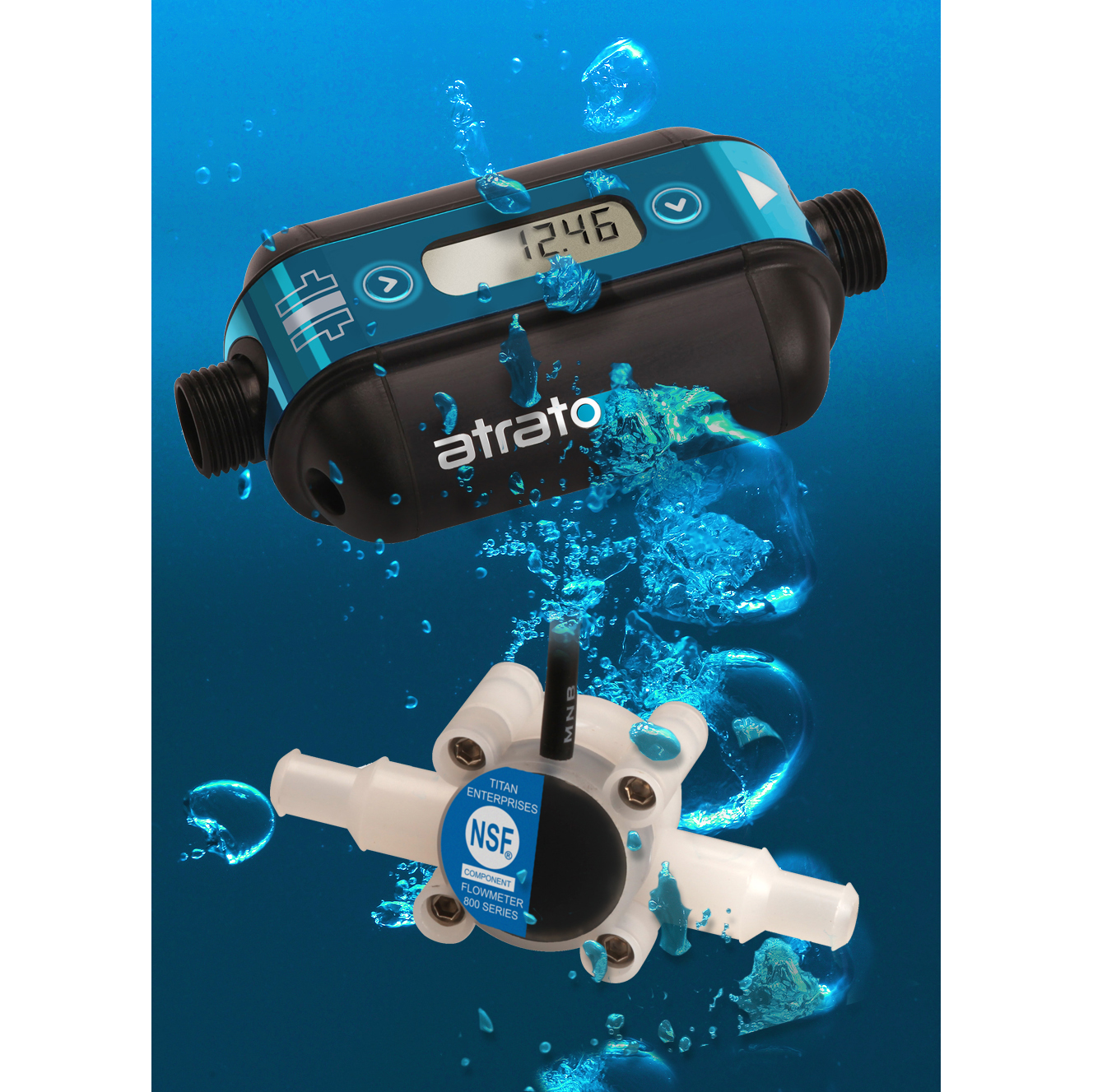 In-line Turbine Flow Meters