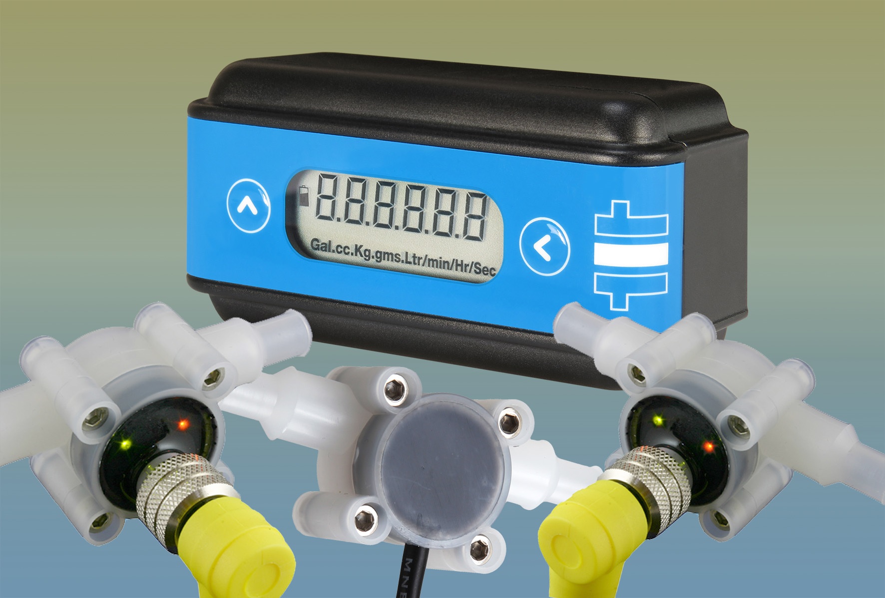 Digital Flow Rate & Total Display Indicator